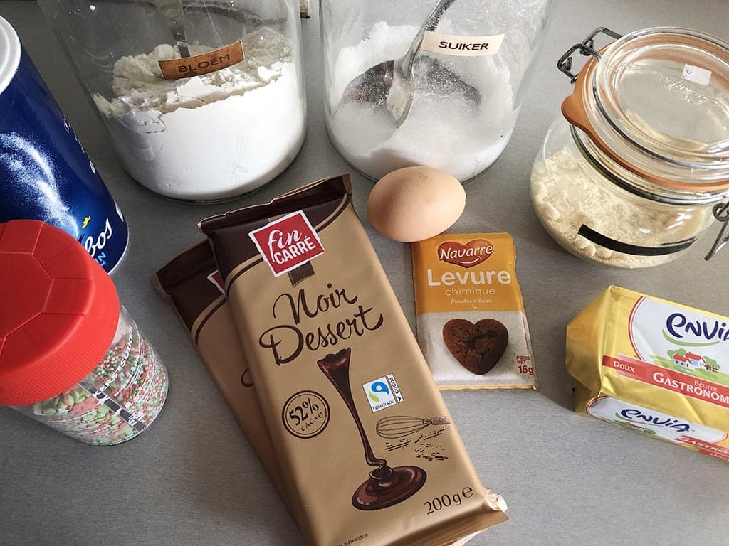 Chocolade kerstkoekjes