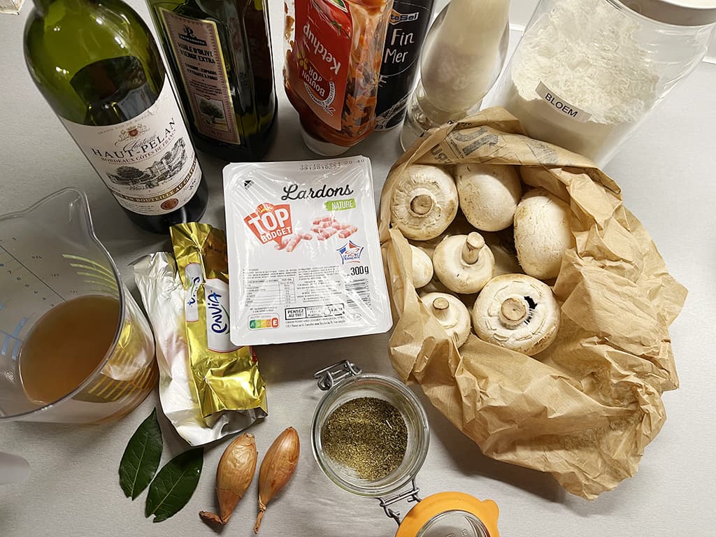 Jachtsaus zonder pakjes of zakjes