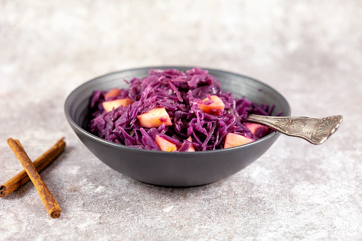 Rode kool met appeltjes