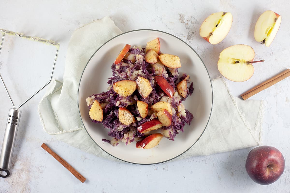 Rode kool stamppot - smeuïg en smaakvol