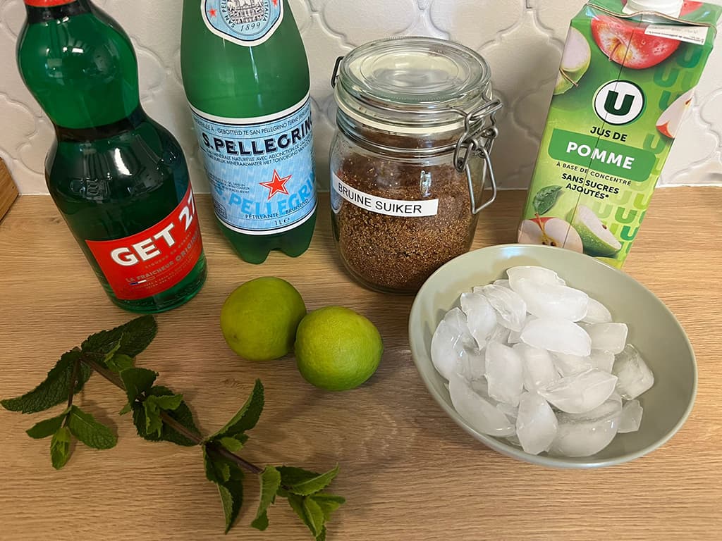 Get 27 cocktail met Franse pepermuntlikeur
