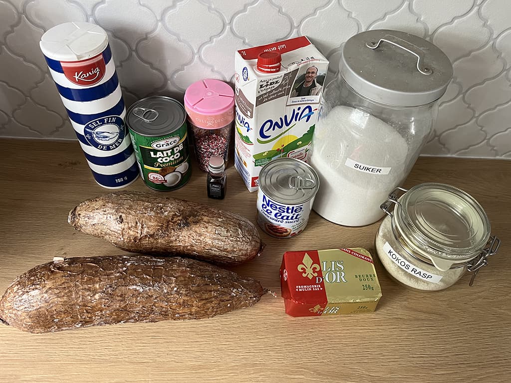 Surinaamse bojo - Cassave cake