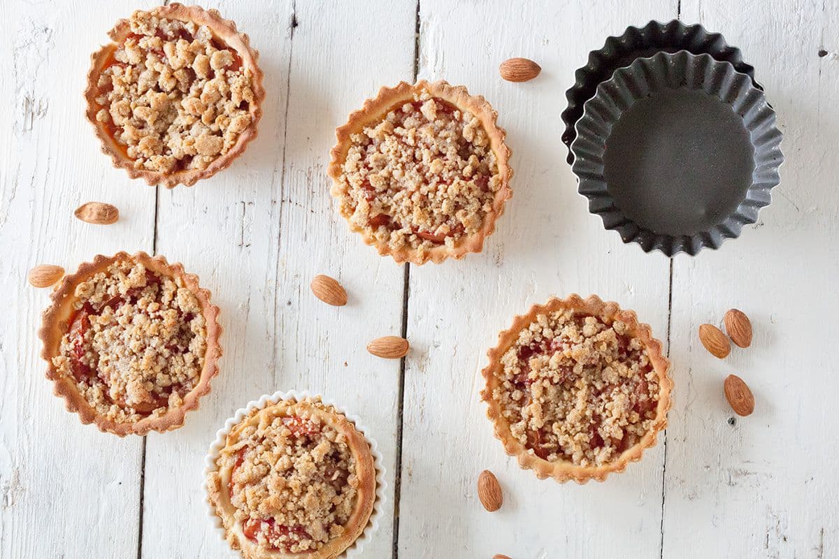 Mini pruimen kruimeltaartjes