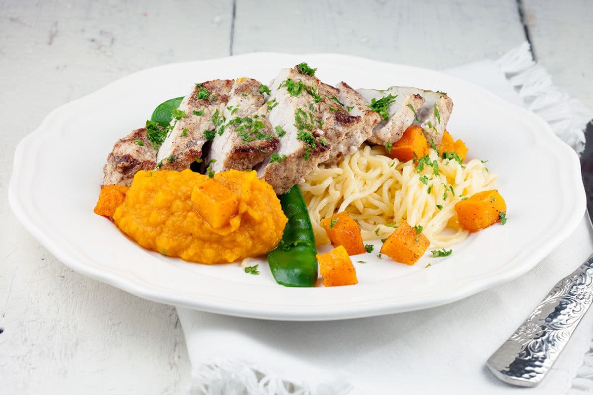 Varkensoester met mosterd en kaneel