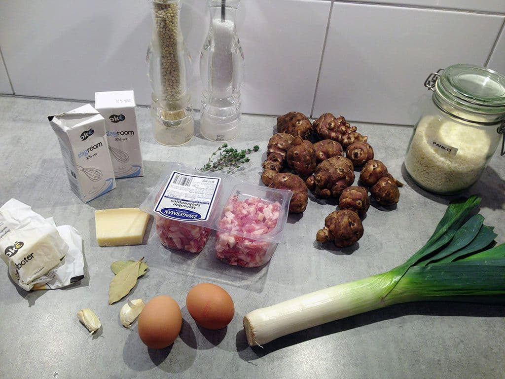 Gratin van aardpeer met de lekkerste vergeten groente