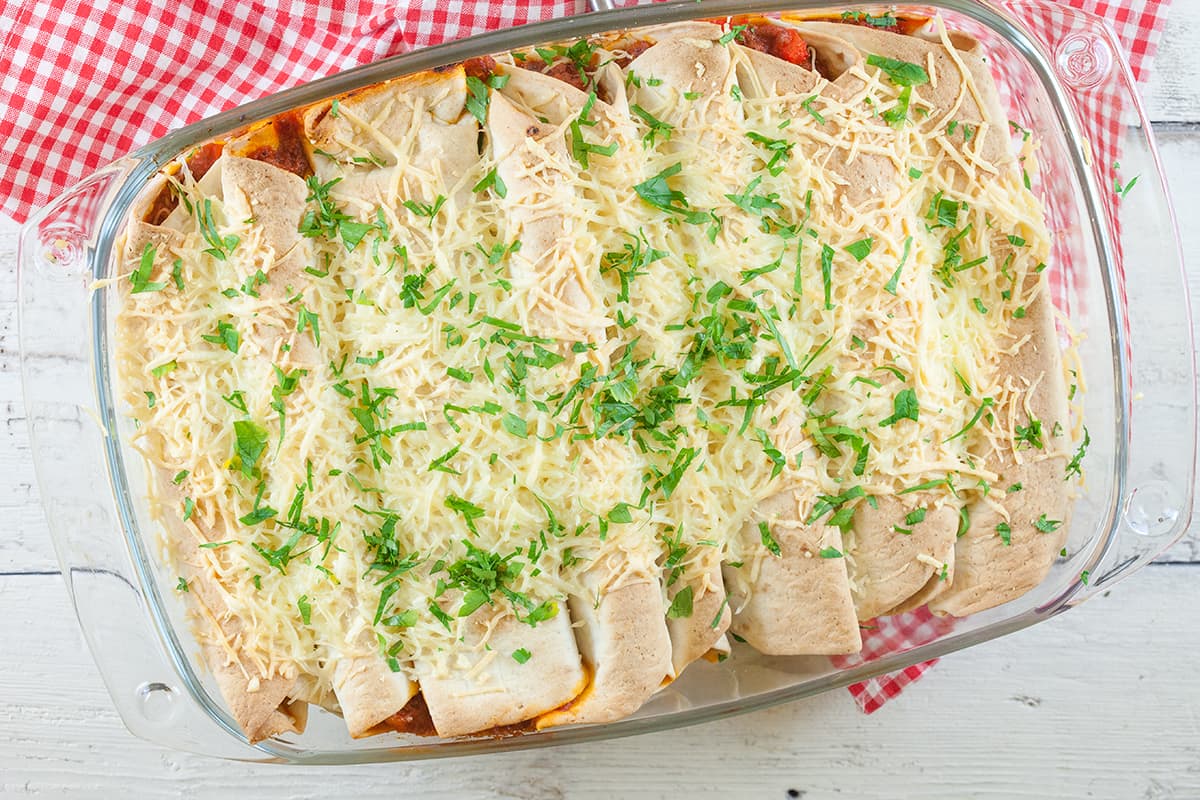 Enchiladas met gehakt